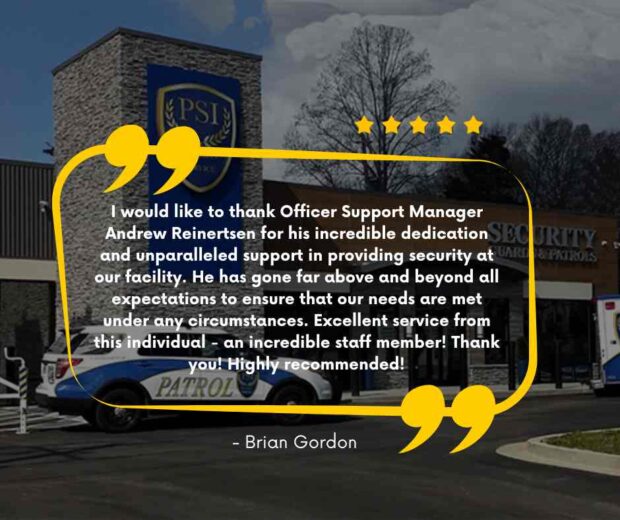 Unarmed Uniformed Security Guard - PSI Security Service