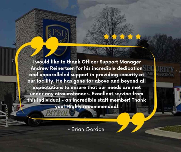 Unarmed Uniformed Security Guard - PSI Security Service